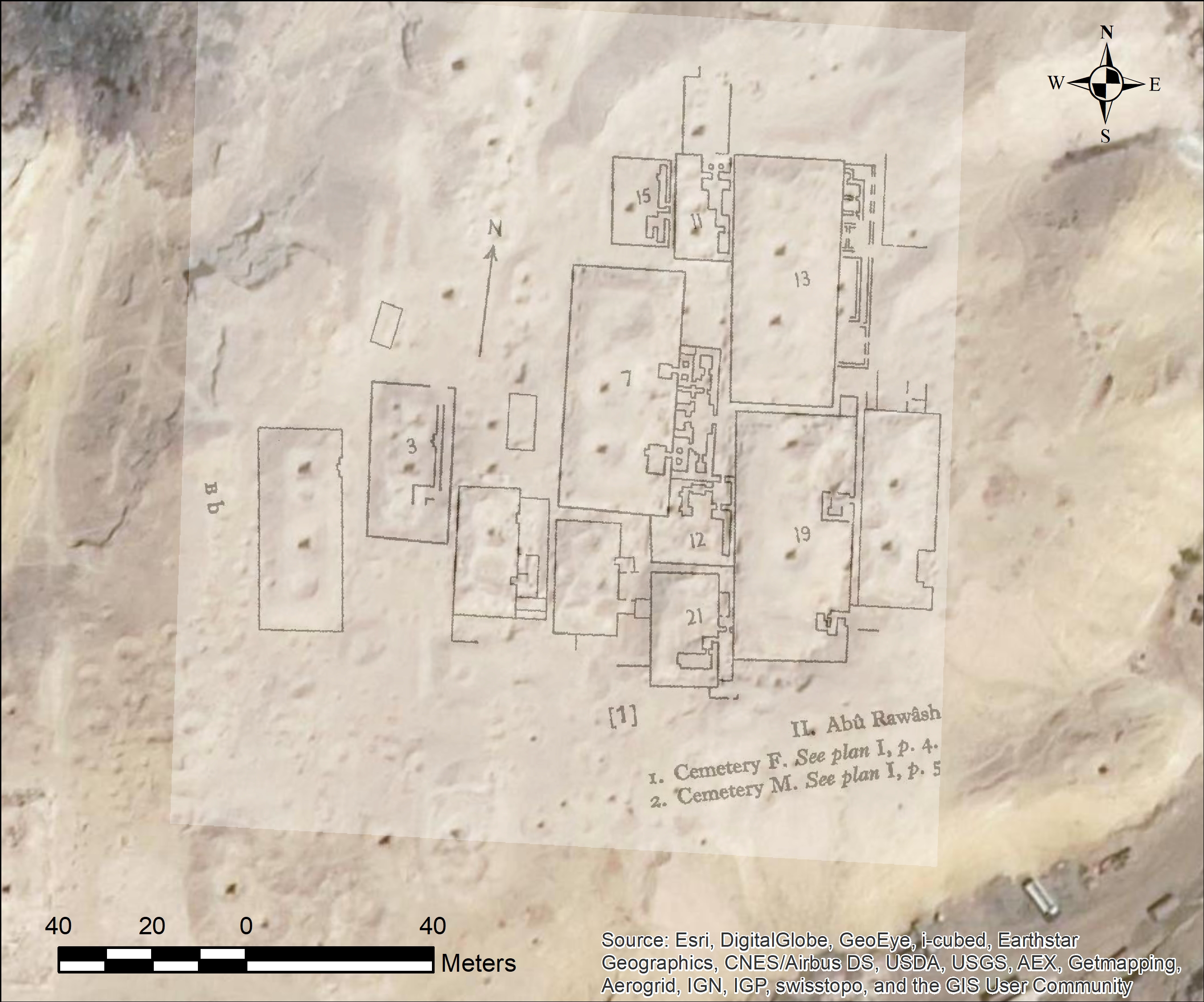 Shifting mastabas: Georeferencing a plan of a Fourth Dynasty Egyptian ...